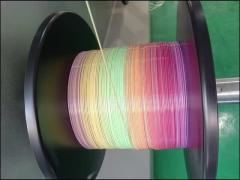 Impressora 3D Filamento Multicolor, Silk Candy Rainbow PLA+ Filamento 1.75mm,1kg Filamento de Impressão 3D