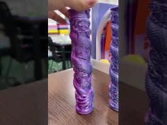 シルク 双色 紫 銀 PLAプラス フィラメント 頑丈性 強化 3D プリンター フィラメント