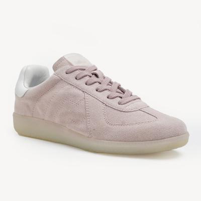 China Soft Womens Black Leather Casual Shoes Trainers for sale