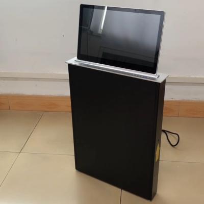 China Ultra light HD motorized pop up lcd screen lifting system with double side 15.6 inch screen for sale