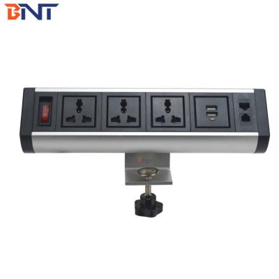 China Fix on desk edge conference table power outlet with customized module for sale