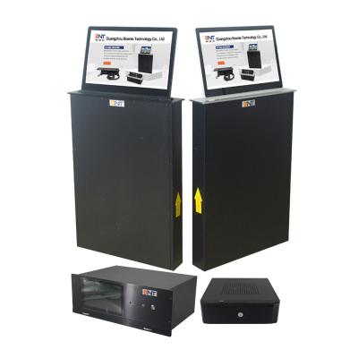 China BNT Brand 21.5" motorized retractable monitor lift paperless conference system terminal for sale