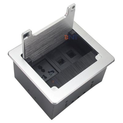 China Clamshell hidden table mounted socket box for office table for sale