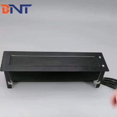 China Wired drawing aluminum shell UK power electric flip up tabletop socket for sale