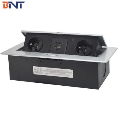 China Pop Up Table Socket Type Furniture Power distribution Unit with USB charger 2.1A for sale