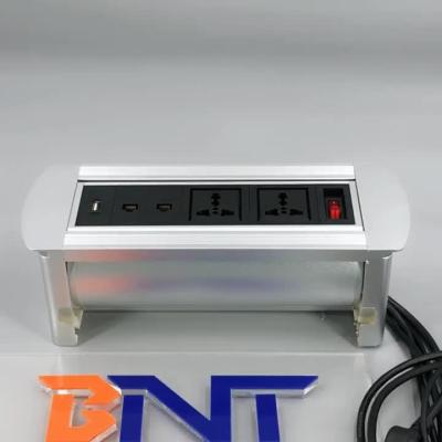 China Multi power strip conference office electric desktop socket box for sale