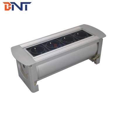 China Multimedia conference office power switch rotate table power socket with EU outlet for sale