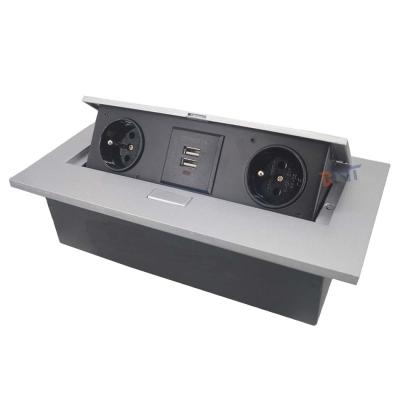 China CE approve French power tabletop pop up socket for multimedia office for sale