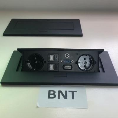 China BNT Conference hidden table type tabletop EURO power pop up socket For Germany for sale