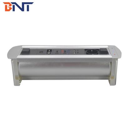 China Office furniture motorized flip up desk power socket outlet with usb for sale