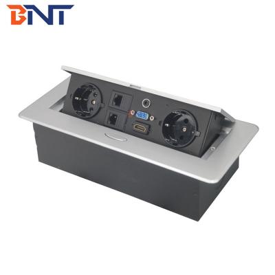 China BNT European power conference table socket with media interface for sale