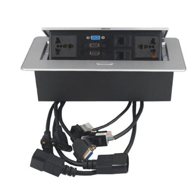 China Guangzhou factory supply conference table pop up power outlet with cables for sale