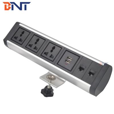 China aluminum alloy movable electrical power track socket outlets for sale