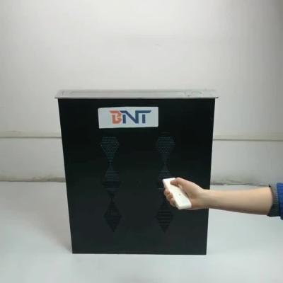 China BNT Ultra-thin  motorized retractable screen with motorized MIC lifting synchronously for sale