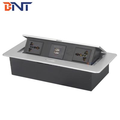 China BNT Tabletop pop up floor table socket with USB charger for sale