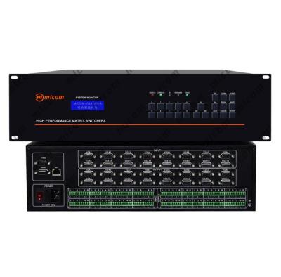 China 8x8 H-DMI Matrix Switcher with H-DMI 16 In 8 Out Full Channels support Network Web Control by PC for sale