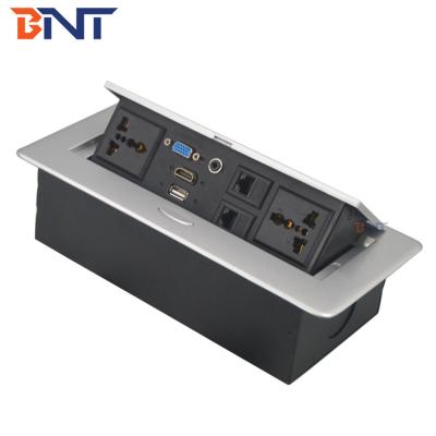 China Muti-media conference table used pop up smart plug socket with usb for sale