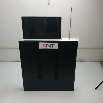 China BNT   high quality 18.5 inch FHD screen  with RS232 control used in conference table  raising lcd monitor  lift for sale