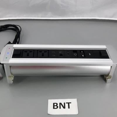 China BNT Tabletop Hidden Outlet With Selectable Connector for Office Room EK9231 for sale