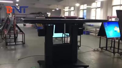 China BNT advertising machine 750mm product height 50kgs max support weight floor TV stand for sale