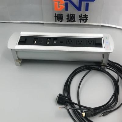 China BNT Multifunction conference table power outlet box  With 1.5M cable for office furniture for sale
