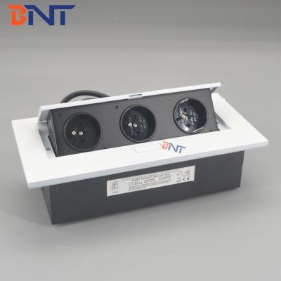 China Multimedia round corner conference pop up table power socket outlet for sale