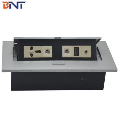 China with 30cm cable length hidden type desktop conference table pop up power socket box for sale