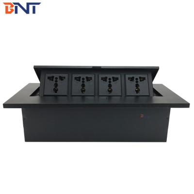 China BNT 11+ years factory supply pop up type hidden table  desktop  power socket box for sale