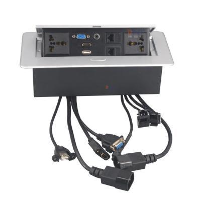 China hidden socket design conference table pop up  desktop electrical power socket for sale