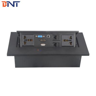 China Pre-wired Type Pop Up Conference Table Socket Box with power data outlet for sale