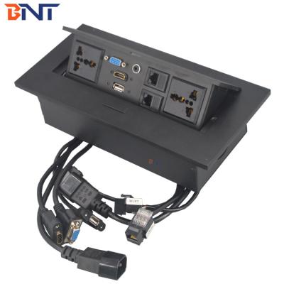 China Pop Up Desktop Socket Conference table socket with connected wires for sale