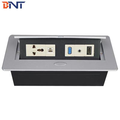 China table top socket popup box/ desktop socket round connector with multiple wires for sale