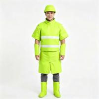 China Reflective Ship Coverall Three Layer Waterproof Coverall Suit Breathable for sale