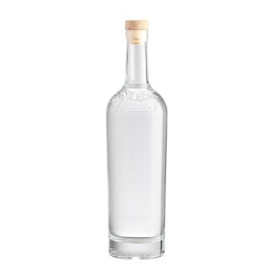 China 750 ml de garrafa de vidro de vinho tinto personalizado com estampagem a quente e cor personalizada da garrafa à venda