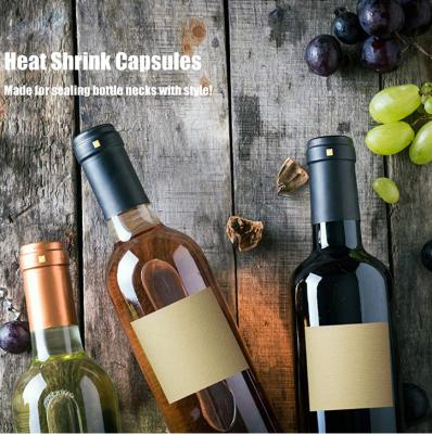 Cina Tappo di bottiglia di vino Rimborso confezione manica trasparente PVC Capsule Rimborso termico in vendita