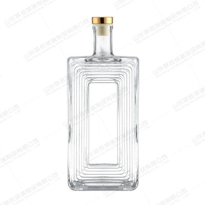 Cina Personalizzare bottiglie di vino in vetro di whisky con vetro di borato da bottiglia di vetro professionale in vendita