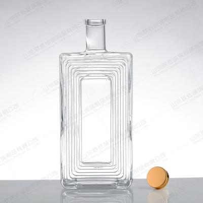 Cina Personalizzare bottiglie di vino in vetro di whisky con vetro di borato da bottiglia di vetro professionale in vendita