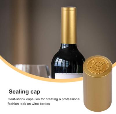 Cina Bottiglia di vino di taglia personalizzata Top Film Gold Shrink Pack Con Capsula di Rimborso Calore PVC in vendita