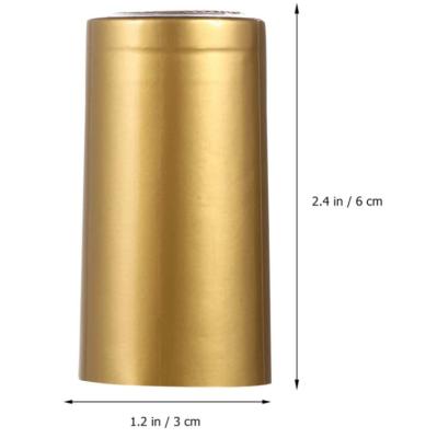 Cina Bottiglia di vino di taglia personalizzata Top Film Gold Shrink Pack Con Capsula di Rimborso Calore PVC in vendita