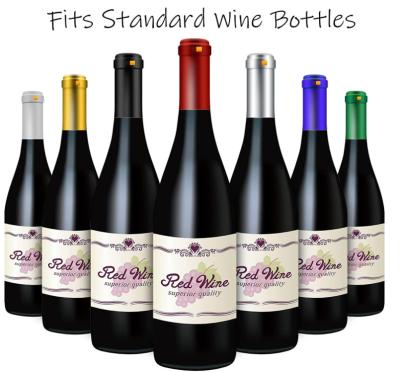 Cina Matte nero PVC Capsule termicamente riducenti per bottiglie di vino Cork Chiaro tappo della bottiglia in vendita