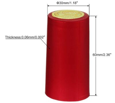 中国 健康な鉛のないガラスボトル オーダーメイドサイズで熱縮小カプセル 販売のため