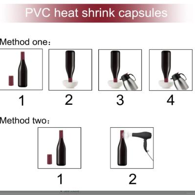 中国 PVC熱縮小カプセルとカスタム ノンスペルワインボトル収縮ラップ 販売のため