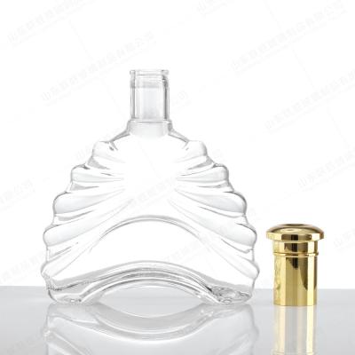 Cina Disegno di timbrazione a caldo Dimensioni personalizzate Bottiglie di vetro accettate per whisky Gin Tequila Liquore in vendita