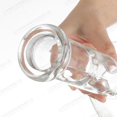 中国 250ml 500ml 700ml 750ml オーダーメイド 方形 空き 酒類 ガラス ボトル 販売のため