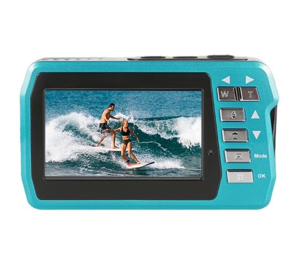 Quality Retro Mini 4K HD 56MP Waterproof Digital Video Camera 18X Digital Zoom 10FT Underwater  CMOS Camera for Children Birthday Gift for sale