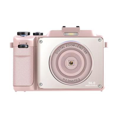 China Newest Good Quality Cheap 4K 56MP 3'' IPS Screen Dual Lens Digital Video Camera with Wifi, Front AF Lens 18x Digital Zoom Camera for sale
