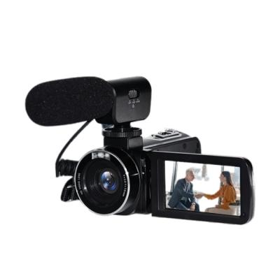 China Wholesale Factory Price Newest Style Portable 4K HD 18x Zoom Handheld Vlogging Camera CMOS 120 Wide Angle Microphones WiFi Cam for sale