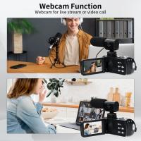 China Full Hd  Video Cameras 4K Handy Camera Bluetooth Professional Digital for sale