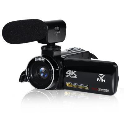 China Newest Video Digital Camera Camcorder 4K UHD WiFi Vlogging Camera for YouTube Touch Screen Camera Recorder With Microphone for sale