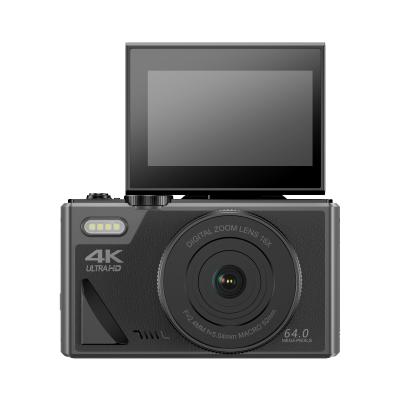 China Hot Sale HD 4K 64MP Digital Retro Camera 3.0 TFT Flip Screen 18X Digital Zoom with Wifi Photo+Video Recording Vlog Camera for sale